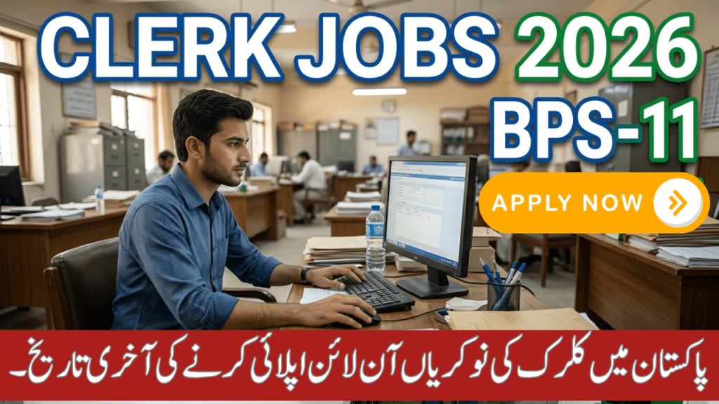 clerk bps-11 jobs pakistan – Apply Online, Eligibility, Salary & Last Date